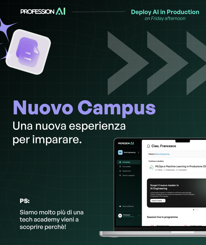 E’ arrivato il ProfessionAI Campus - ProfessionAI